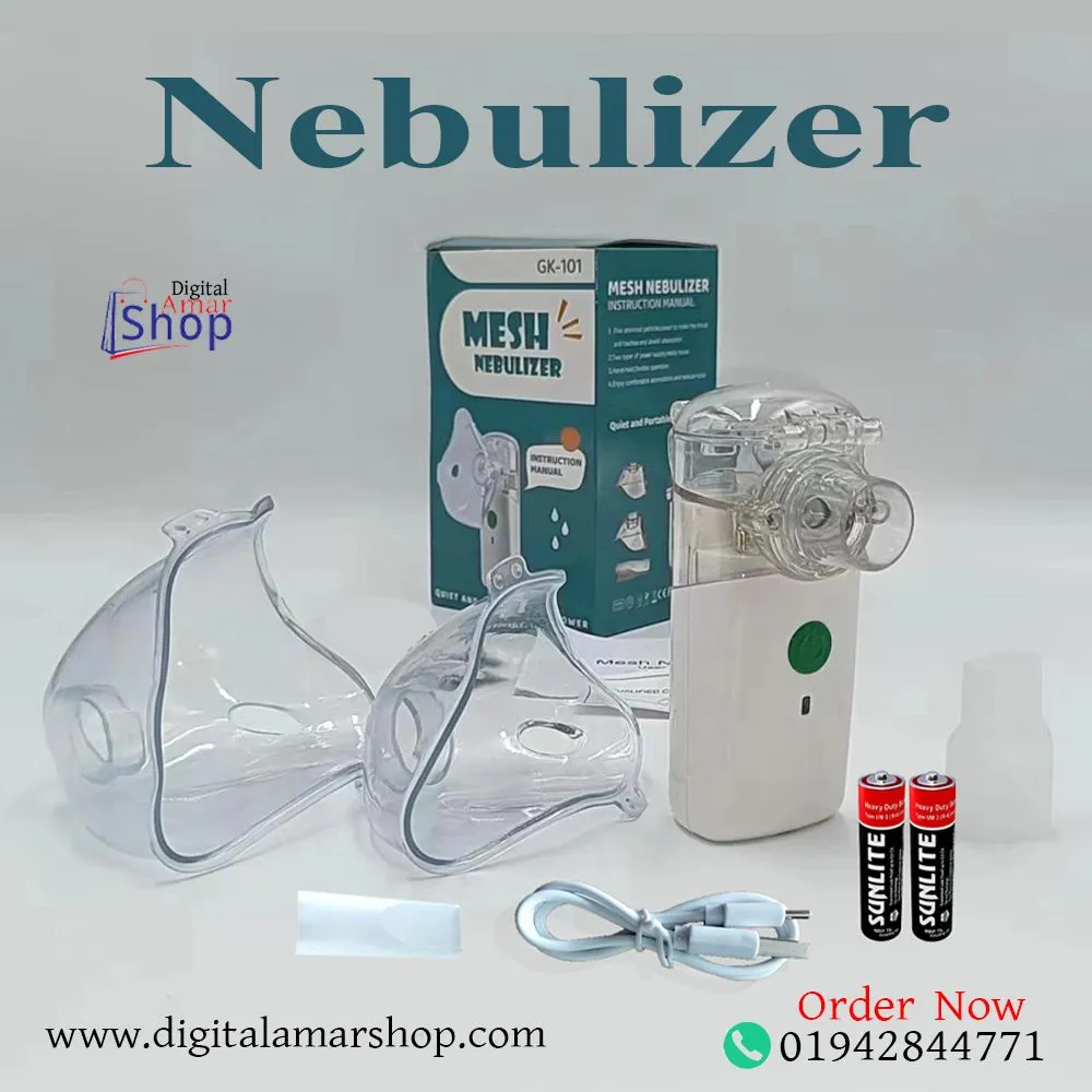 Mesh Nebulizer GK-101 QUIT AND PORTABLE LOW POWER, instruction manual ...