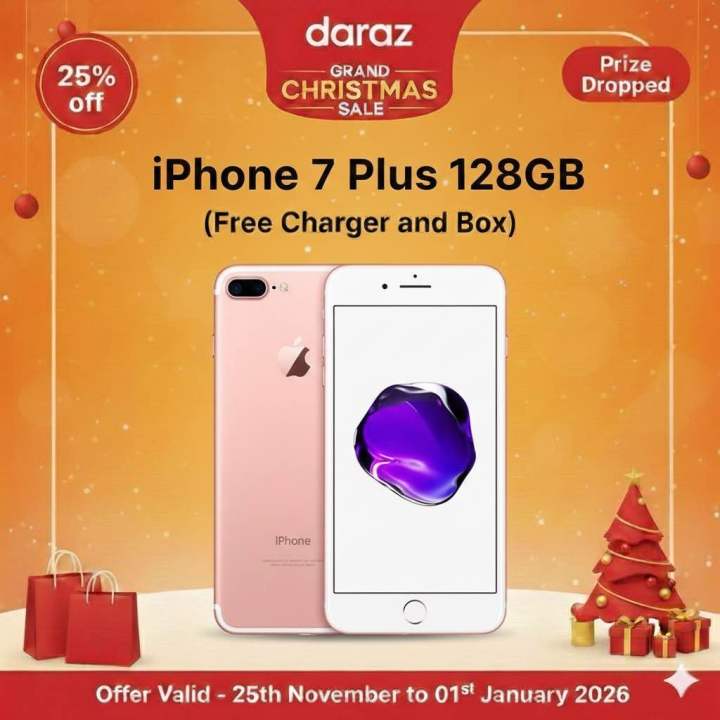 Genuine iphone 7 plus 128 GB With Warranty | Daraz.lk