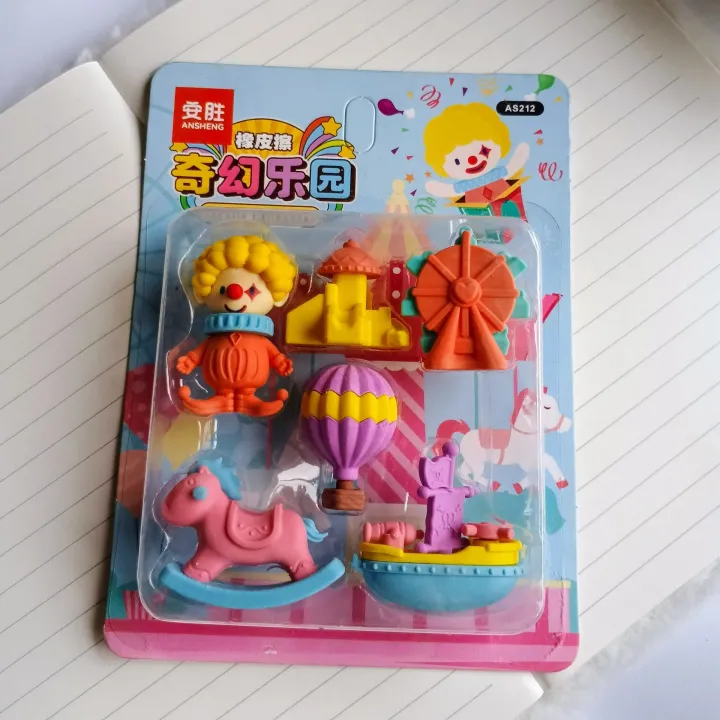 1 Pack Fancy Unicorn Cute Erasers Set for Kids | Imported Cute Fairy ...