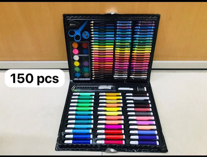 New Arrivals 150pcs Art Crayon Set For Kids Educational Product For ...