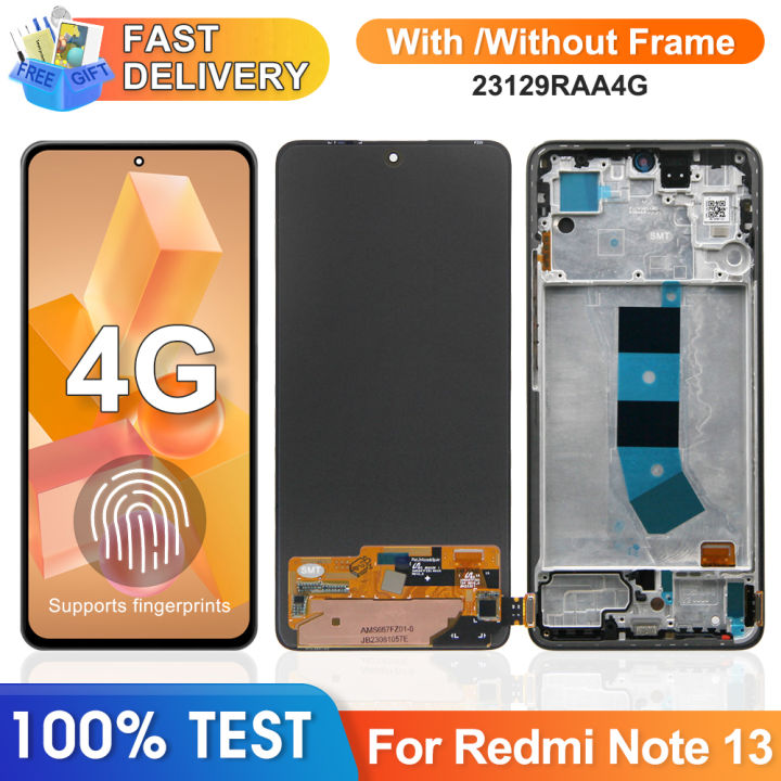 Screen for Xiaomi Redmi Note 13 4G 23129RAA4G 23124RA7EO Lcd Display ...