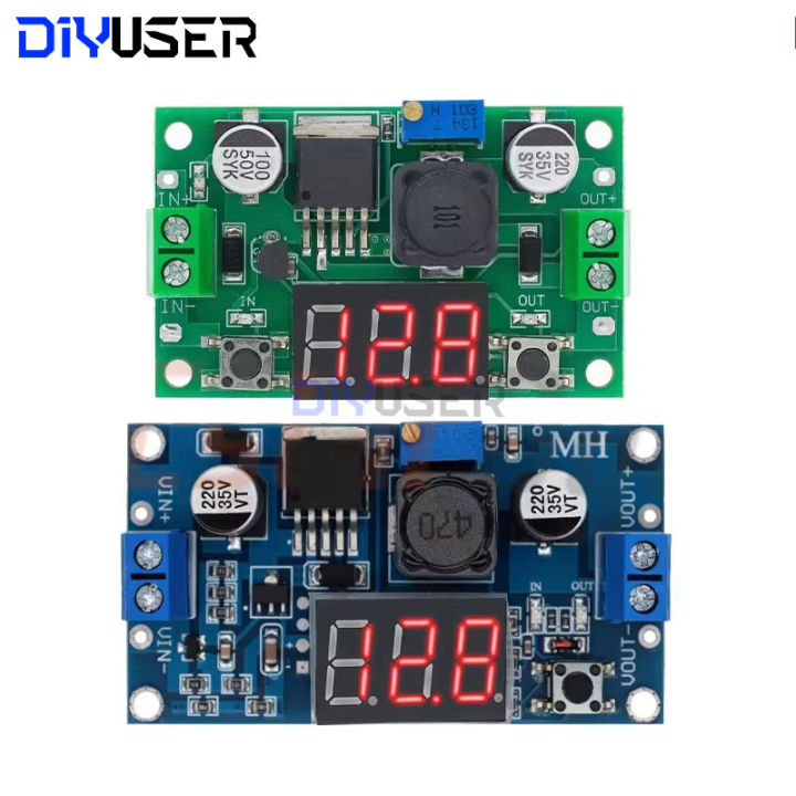 DIYUSER LM2596 BUCK 3A DC-DC Voltage Adjustable Step Down Module 4.0~40V to 1.25-37V Adjustable ...