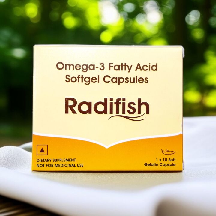 Omega-3 Supplement 60 Capsules | Omega3 Fatty Acid Softgel Capsules ...