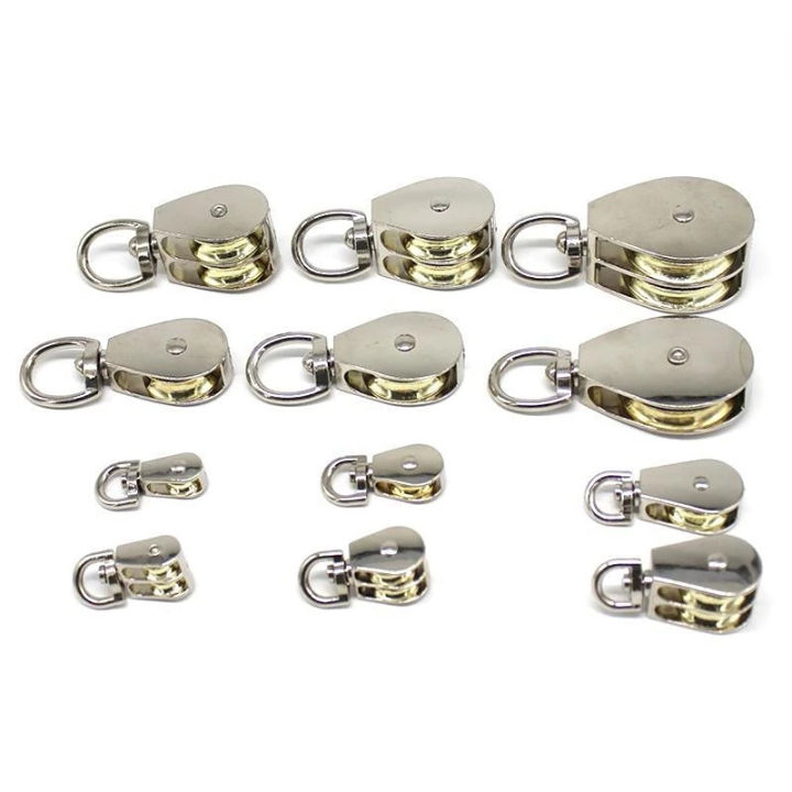 Metal Sheave Zinc Alloy Fixed Pulley Crown Block and Tackle Lifting ...