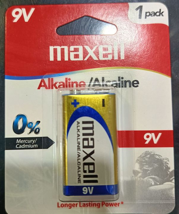 Maxell Authentic Alkaline 6LF22(GD) 9V High Power | Daraz.com.np