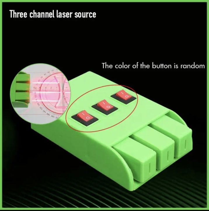 Three way Parallel Laser Light Sources Set Magnetic Adsorption Concave ...