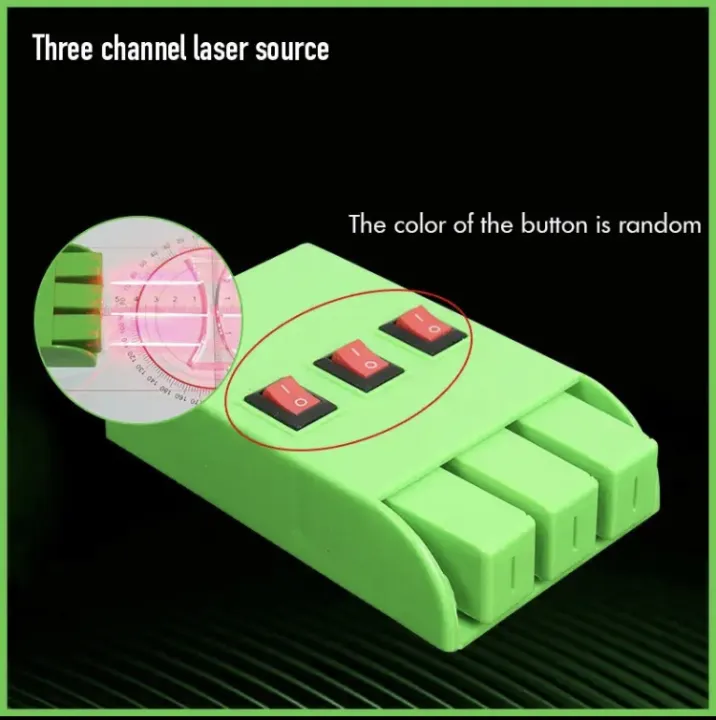 Three way Parallel Laser Light Sources Set Magnetic Adsorption Concave ...