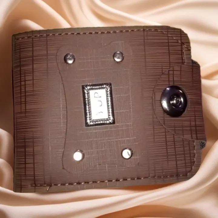 Premium Mens Wallet with Stylish Magnetic Button closure design | Daraz.pk