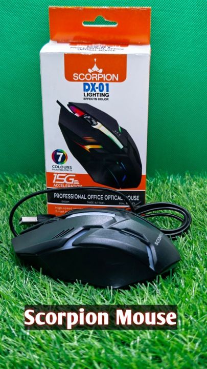 Scorpion Mouse DX-01 PROFESSIONAL OFFICE OPTICAL MOUSE 1000DPI THREE ...