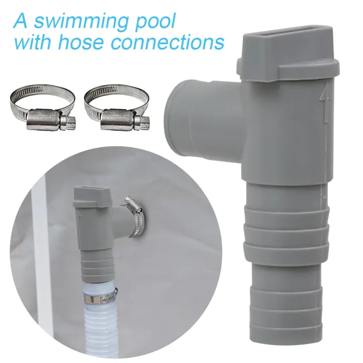 PVC Pool Filter Pump Adapter Durable 32mm Pool On/Off Plunger Valve ...