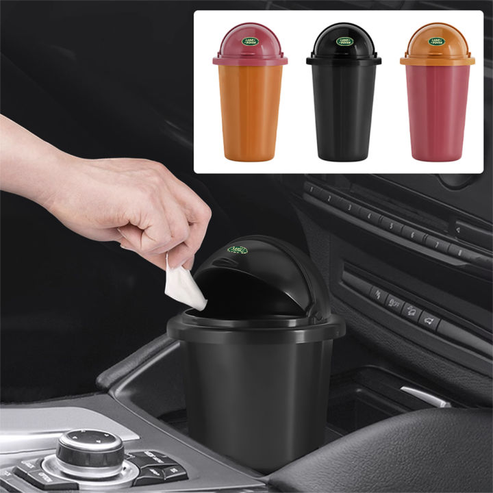 Universal Car Trash Can Storage Box Flip-top Garbage Storage Cup For ...
