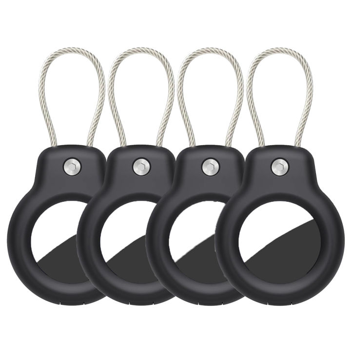 Protective Case for AirTag Holder with Wire Cable Air Tag Lock Case ...