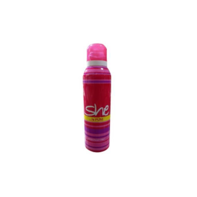 She Is Fun! Perfumed, Deodorant Spray,Net Wt:200Ml e | Daraz.pk