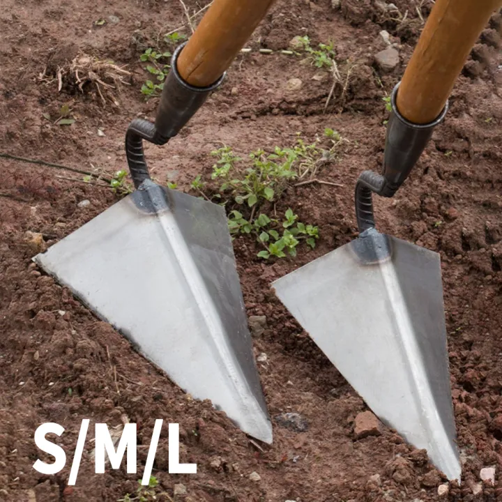 Farm Tools Hoes Triangle Small Tip Hoe Agricultural Land Turning Loose ...