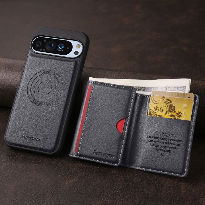 Leather For Magsafe Phone Case for Google pixel 10 9 8 7 6 pro xl cover ...