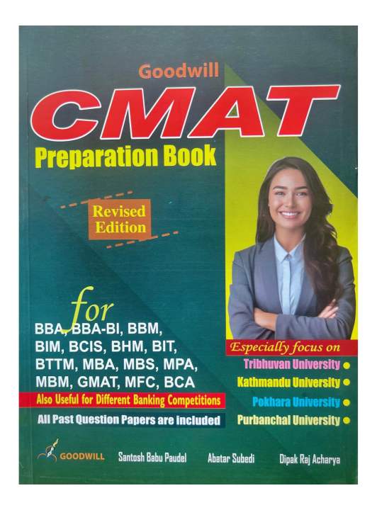 Goodwill CMAT Preparation Book || New Edition 2082/83 | Daraz.com.np