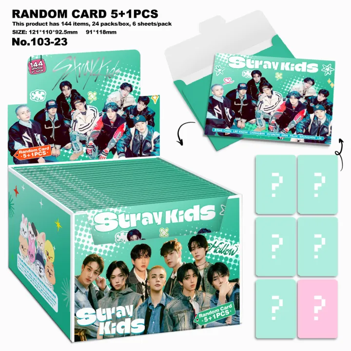 Stray Kids Album Collection Card Random Card Blind Box, Stray Kids Fan ...