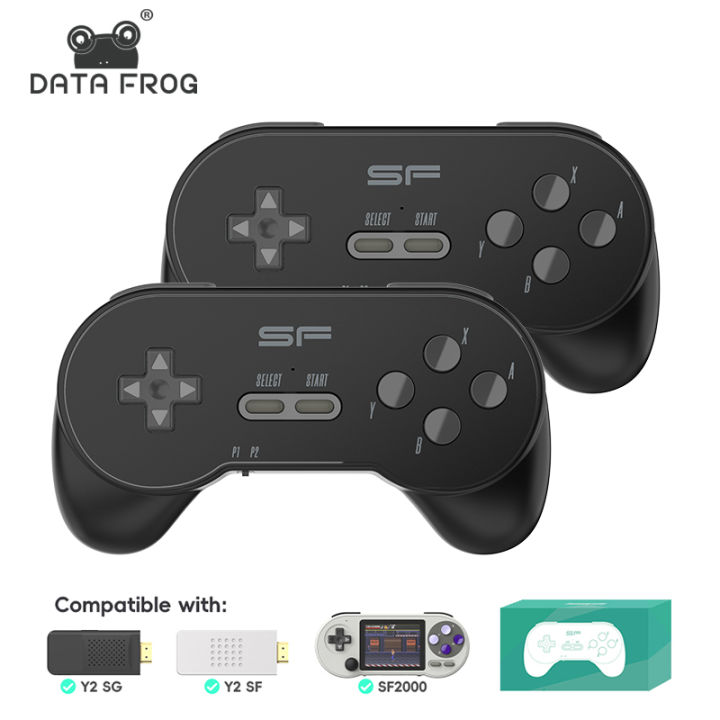 DATA FROG Replacement 1/2PCS Wireless Game Controller for SF2000 Retro ...
