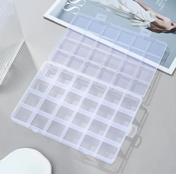 24 Grid Plastic Storage Box | Daraz.lk