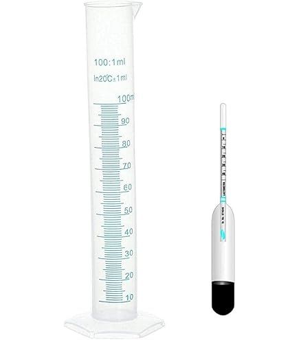 Lactometer For Testing Milk Purity at Home with 100ML Cylinder | Daraz ...