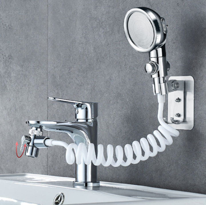 Washbasin Pool Shampoo Shower Faucet External Shower Extender Bathroom ...