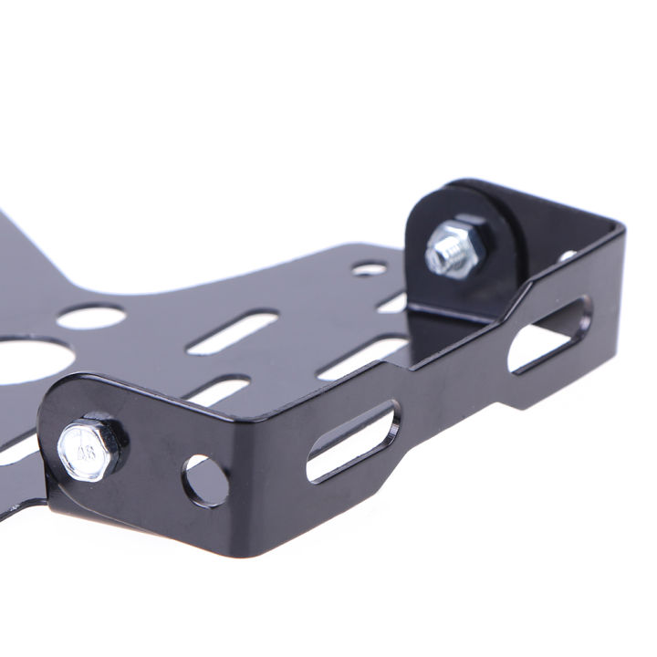 Universal Motorcycle Adjustable Number License Plate Mount Holder ...
