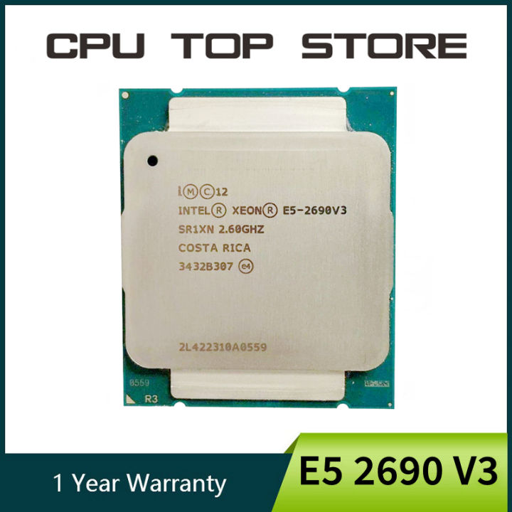 Intel Xeon E5 2690 V3 2.6Ghz 12 Core 30MB LGA 2011-3 processor SR1XN | Daraz.lk