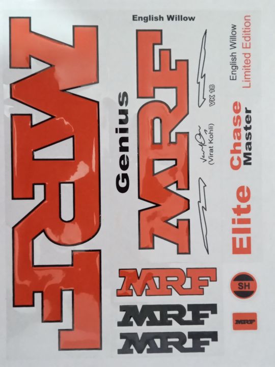 New MRF 3D Bat Sticker 2023 Editions | Daraz.pk