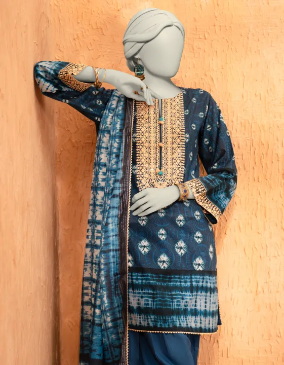 Junaid Jamshed Unstitched 3 Piece Suit For Women and Girls - Collection ...