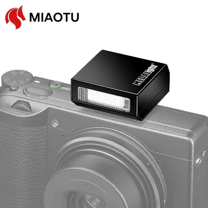 Mini Flash F1S Spuer Mini Camera Flash Speedlite GN5 Standard Hot Shoe ...