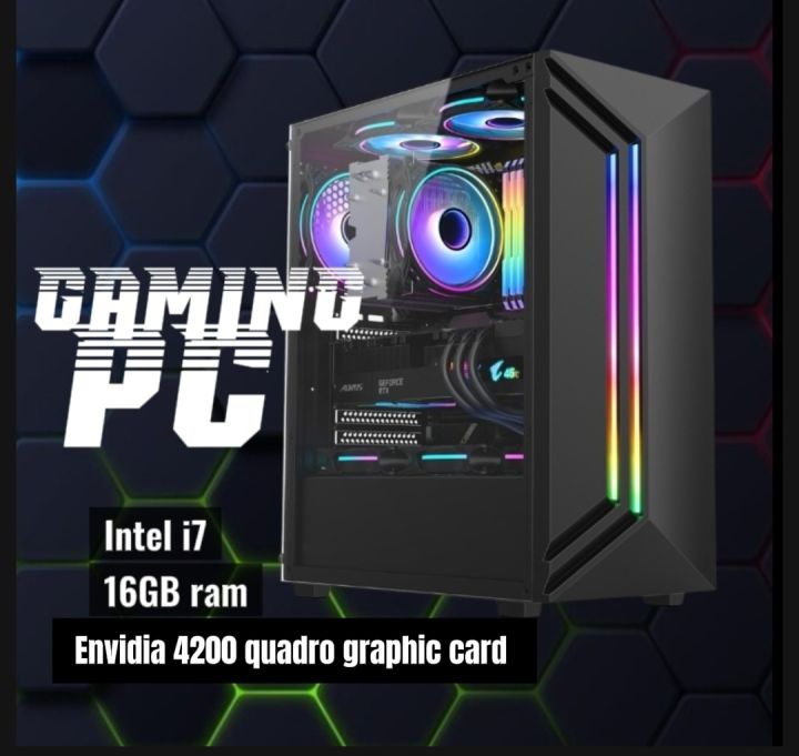 gaming pc core i7, 16gb ram , envidia 4200 quadro graphic card best for ...