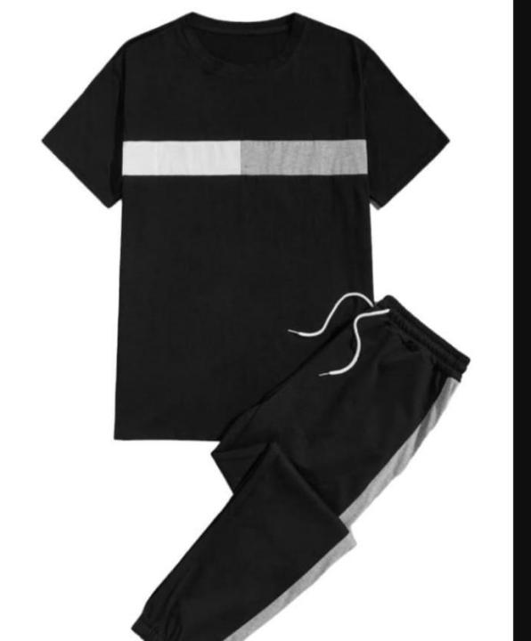 Tracksuit yellow & Black summer printed Tracksuit for men summer new ...