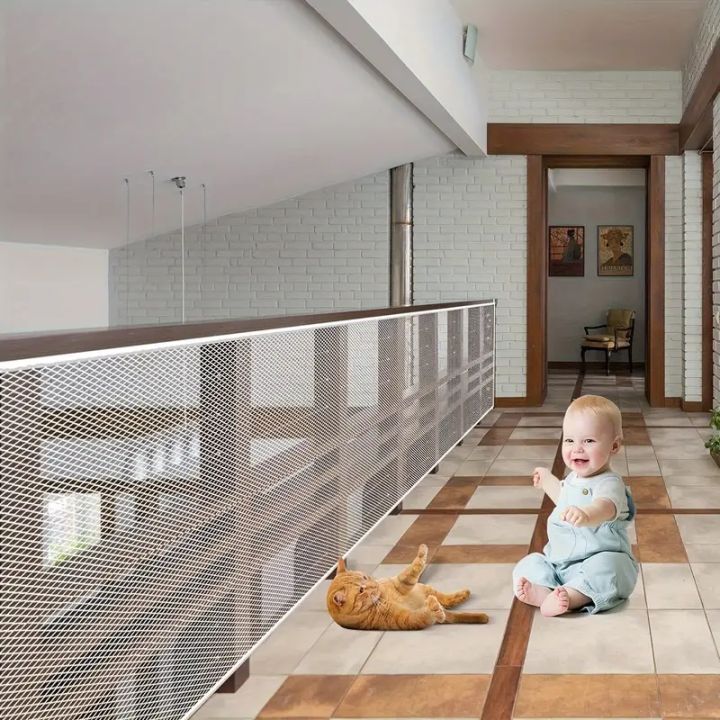 Child Safety Protective Net Multipurpose Durable Stair Balcony Banister ...