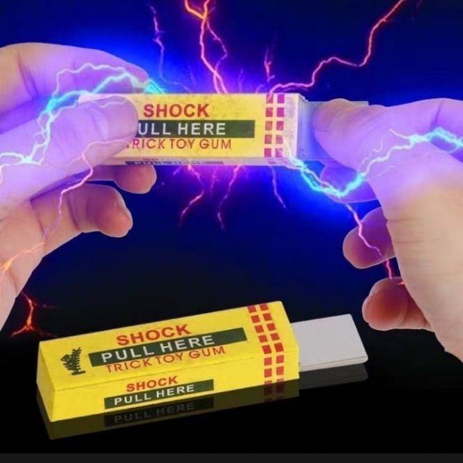 Funny Elecktric Shocking Shock Chewing Gum Mud Tricks Joke toy Gadget-1 ...