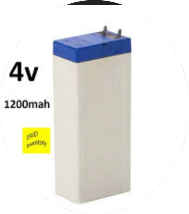 4v 1200 mAh rechargeable battery uni-pec battery best quality battery ...