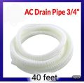 40 feet AC Drain Pipe Split AC Out Water Drain Pipe pure plastic PVC ...