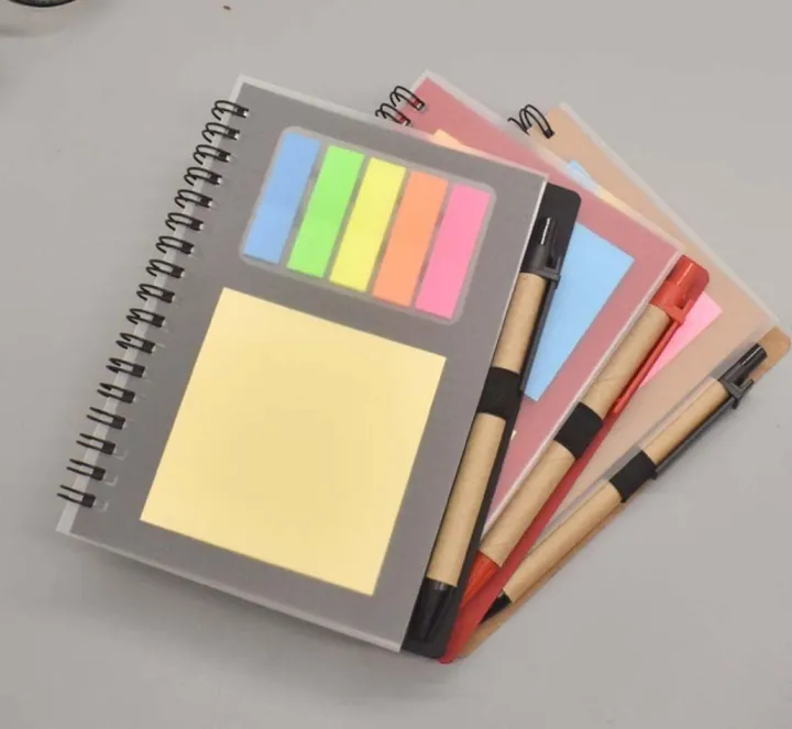 combo of 3 items dairy pen and sticky notes fancy dairy | Daraz.pk