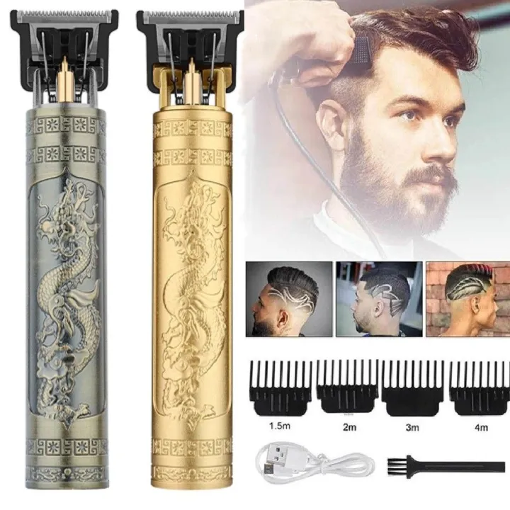 Usb Vintage Dragon Plastic T9 Hair Trimmer Cordless Hair Cutter ...