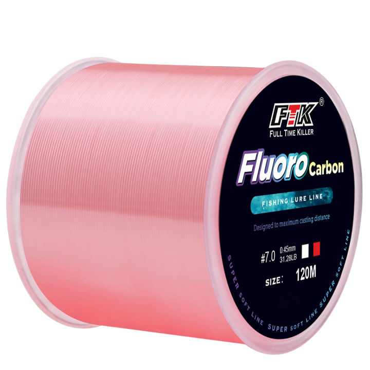 【Popular】120m Invisible Fishing Line Speckle Fluorocarbon Coating Nylon ...