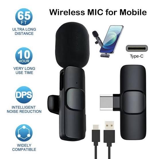 True Wireless Microphone with Noise Cancellation, Wireless Mic 20 ...