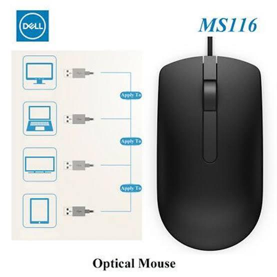 Original Branded Wired Mouse - Dell, HP, Fujitsu | USB Connection | 3 ...