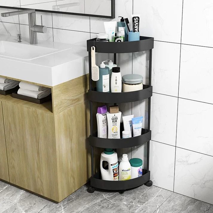 4 Tier Bathroom Corner Storage Rack | Daraz.lk