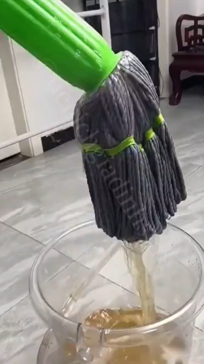 New 2 in 1 Dehydrated Mop, Self-Wringing Twist Mops for Floor Cleaning ...
