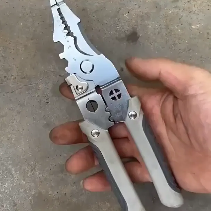 8 Inch Multifunctional Wire Stripper & Crimping Tool – Professional ...