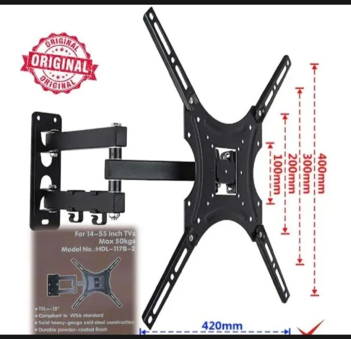 14-55 inch LED/LCD/PLASMA Flat Panel TV Wall Moving Mount - 14 To 55 ...