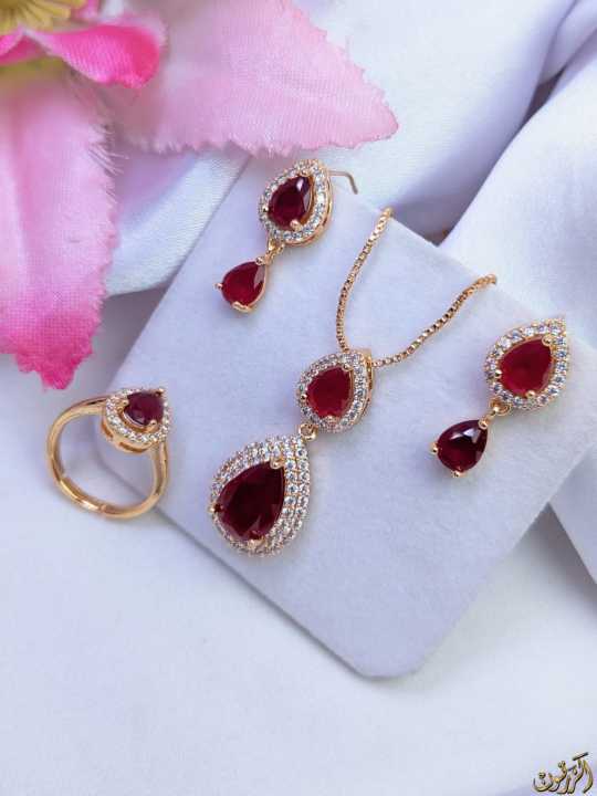 Zarkoon Locket Set with Ring | Daraz.pk