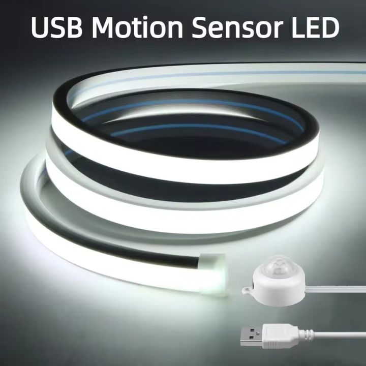 Super Soft Real Silica Gel Neon COB LED Night Lights 320LEDS/M USB ...