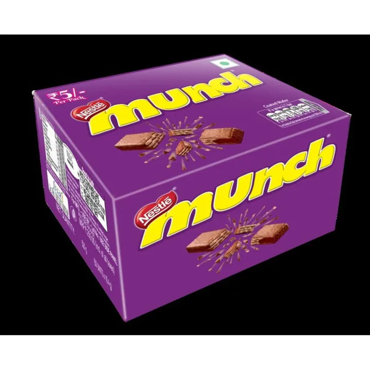 Munch Crunchilicious Milk Chocolate 32 PC Box Per Pack 8.9 gm main box ...