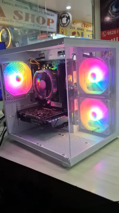 Transparent Gaming PC With RTX 3050 6GB Graphics Card, 24" 100hz ...