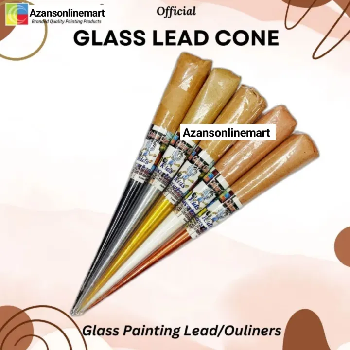 Colour Chem 40ml Glass Painting Outliner/Liquid Lead Cone - 40ml Cone ...